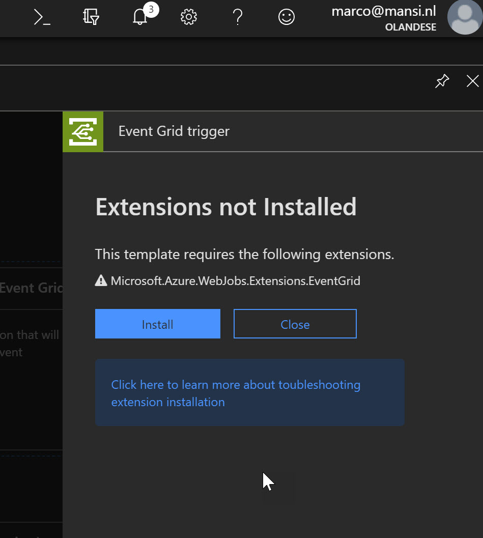 Create an Event Grid Subscription to an Azure Function V2 – Marco Mansi ...